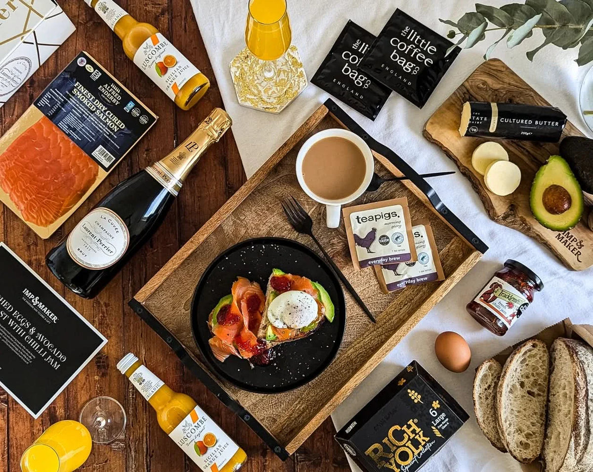 Breakfast Hampers | Gourmet Food & Champagne Hampers | IMP & MAKER