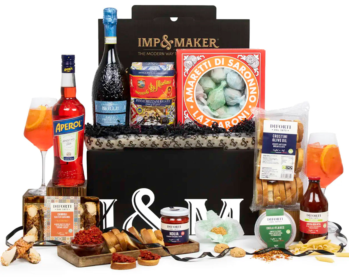 Italian Aperol Spritz Cocktail & Pasta Gift Hamper - IMP & MAKER