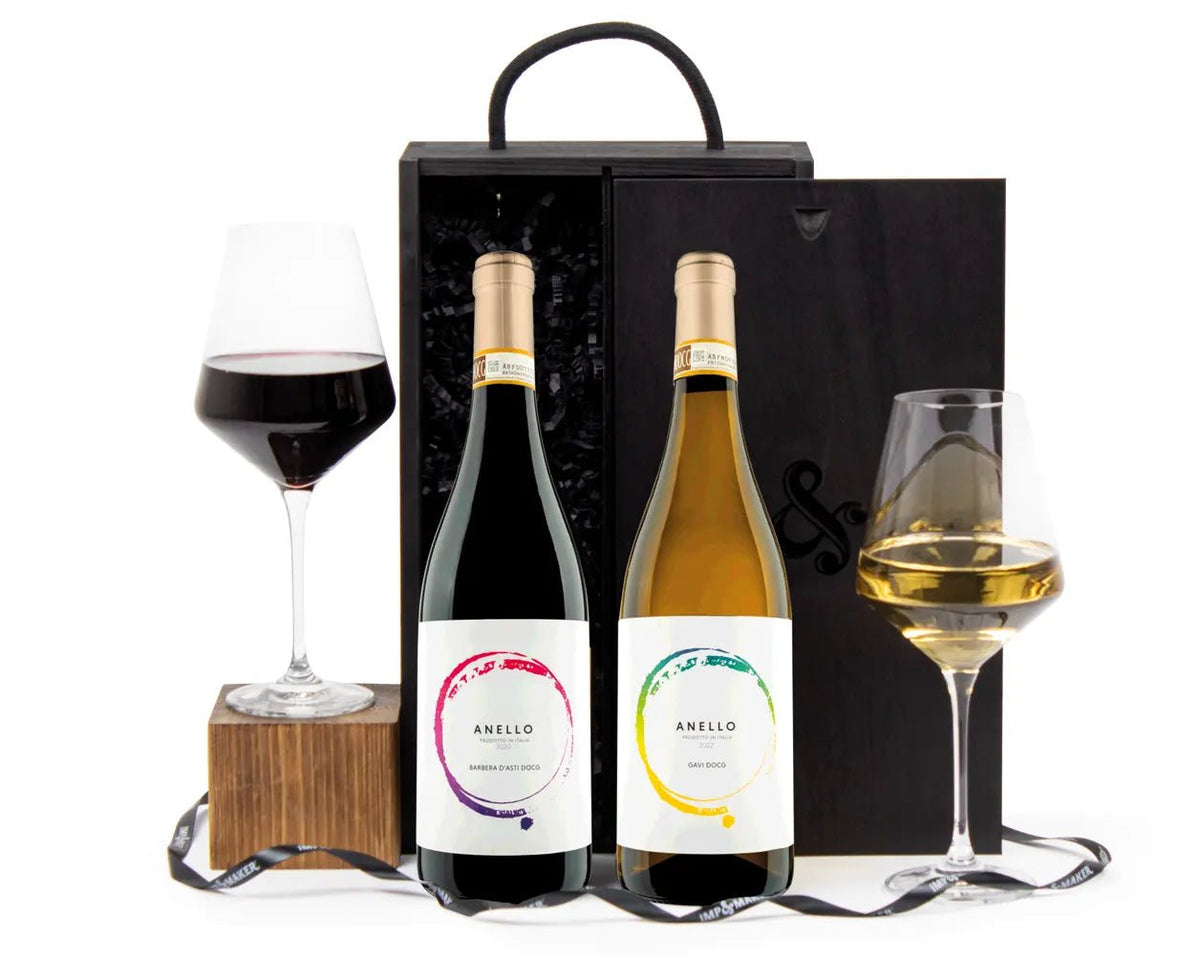 Luxury Italian Wine Duo Gift Box - IMP & MAKER