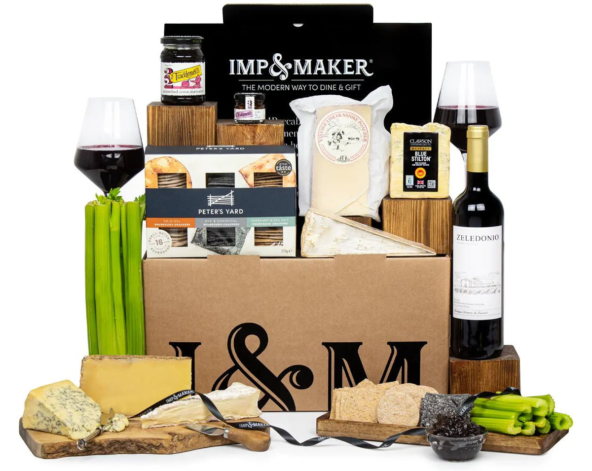 Signature Cheese & Wine Gift Hamper – IMP & MAKER