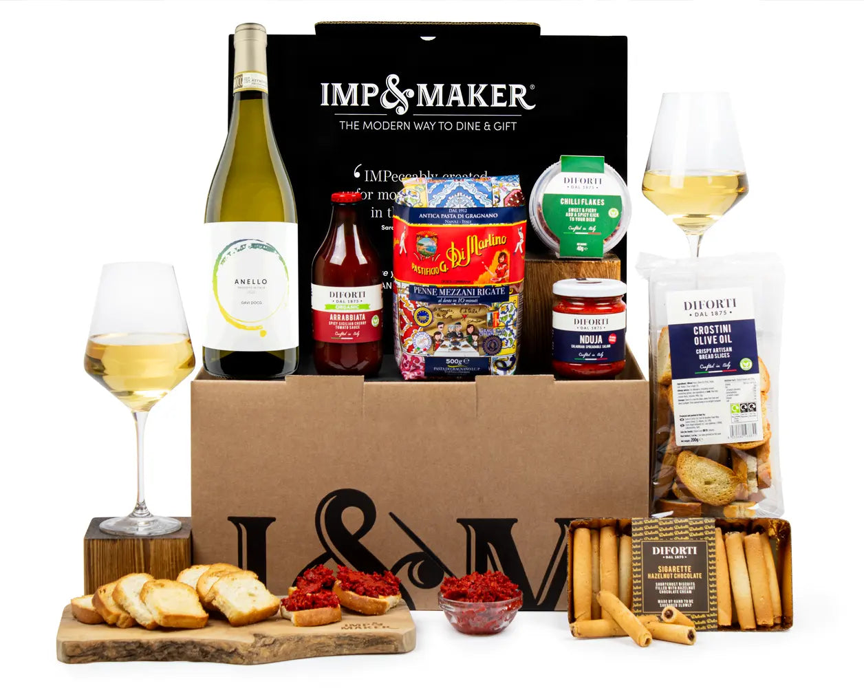 Italian Food Hampers, Gifts & Gift Baskets | IMP & MAKER